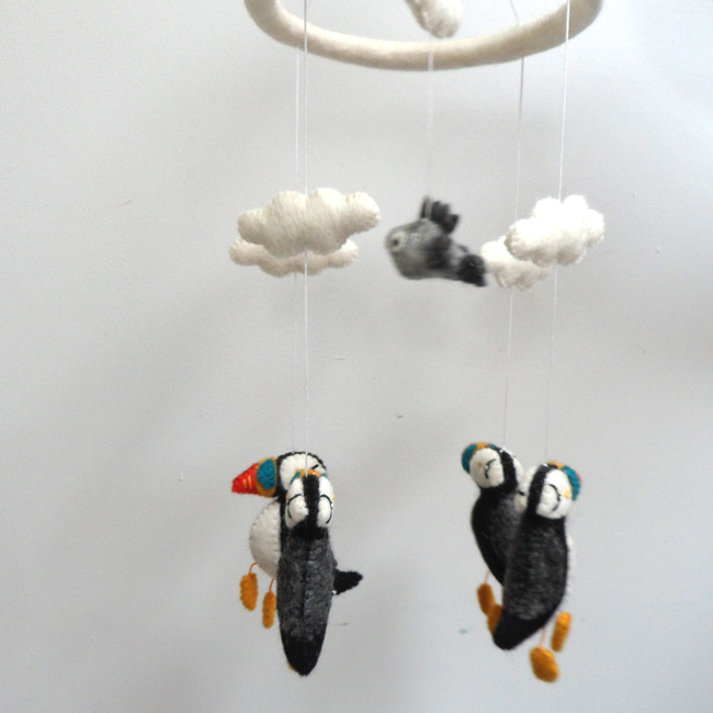 Puffin mobile - Koseli