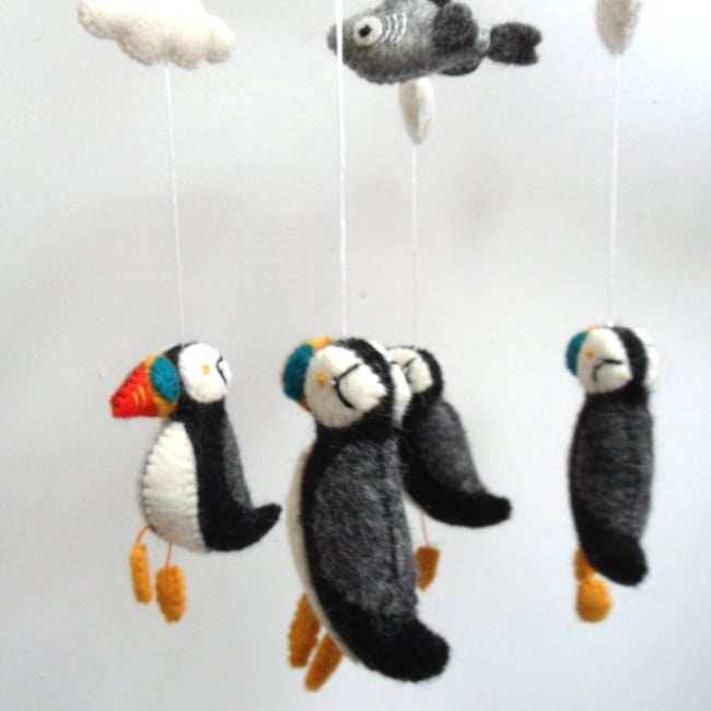 Puffin mobile - Koseli