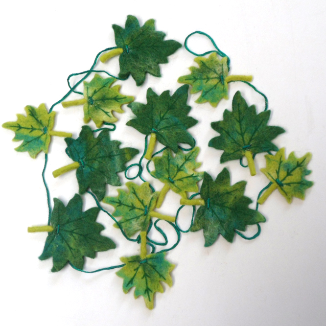 Leaf garlands - green - Koseli