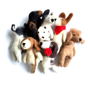 3D finger puppets - dogs - Koseli